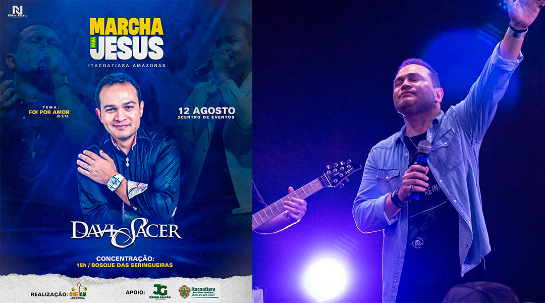 Com show de Davi Sacer, 'Marcha pra Jesus' acontece neste sábado (12 ...